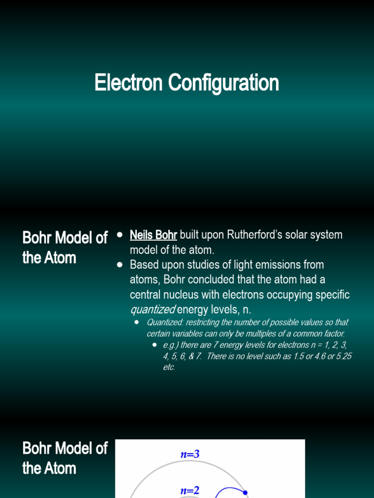 04 Electron Configuration | PDF | Atomic Orbital | Electron Configuration