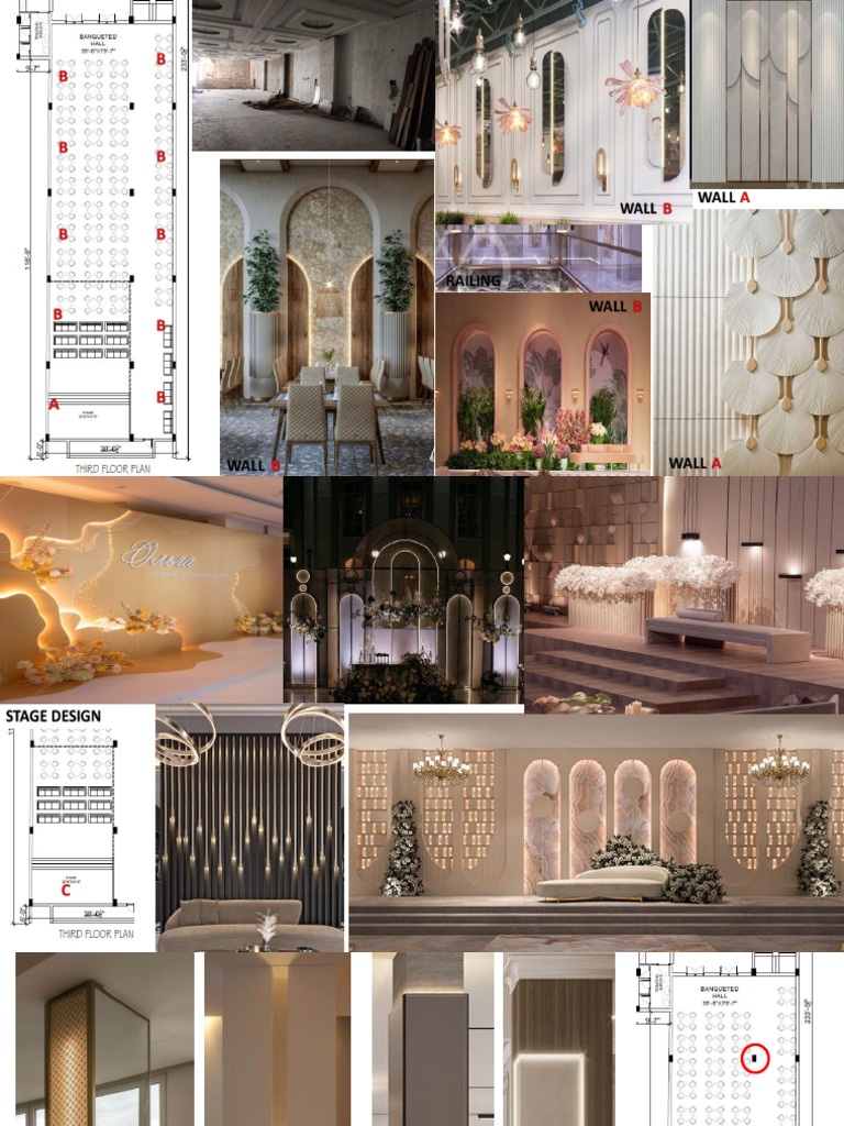Banquet Hall Moodboard | PDF