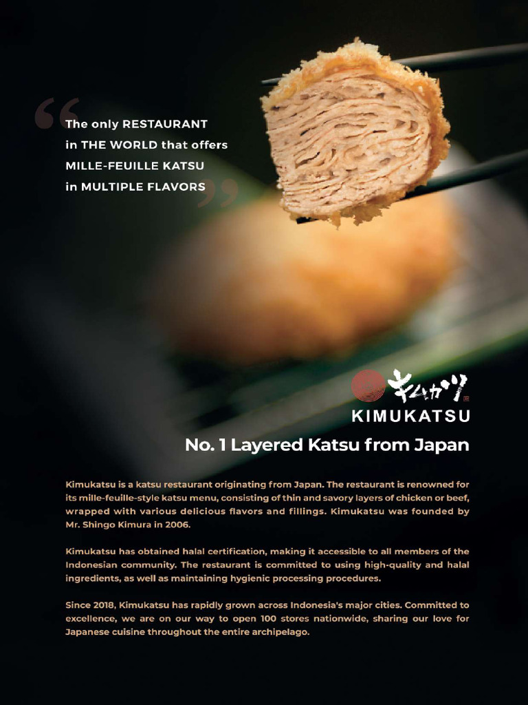Menu Kimukatsu Dalkot | PDF