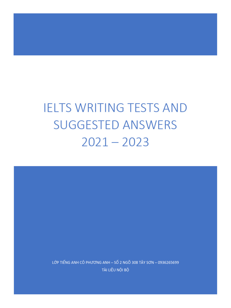 Ielts Writing Tests Notes Update 280224 | PDF | Chocolate