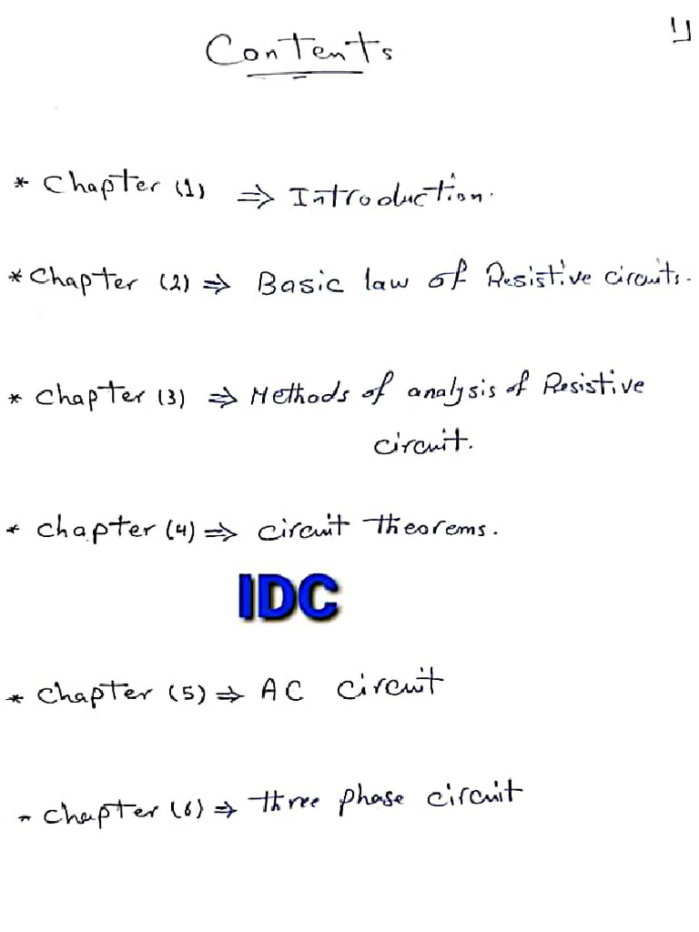 Circuits1 1 Idc | PDF