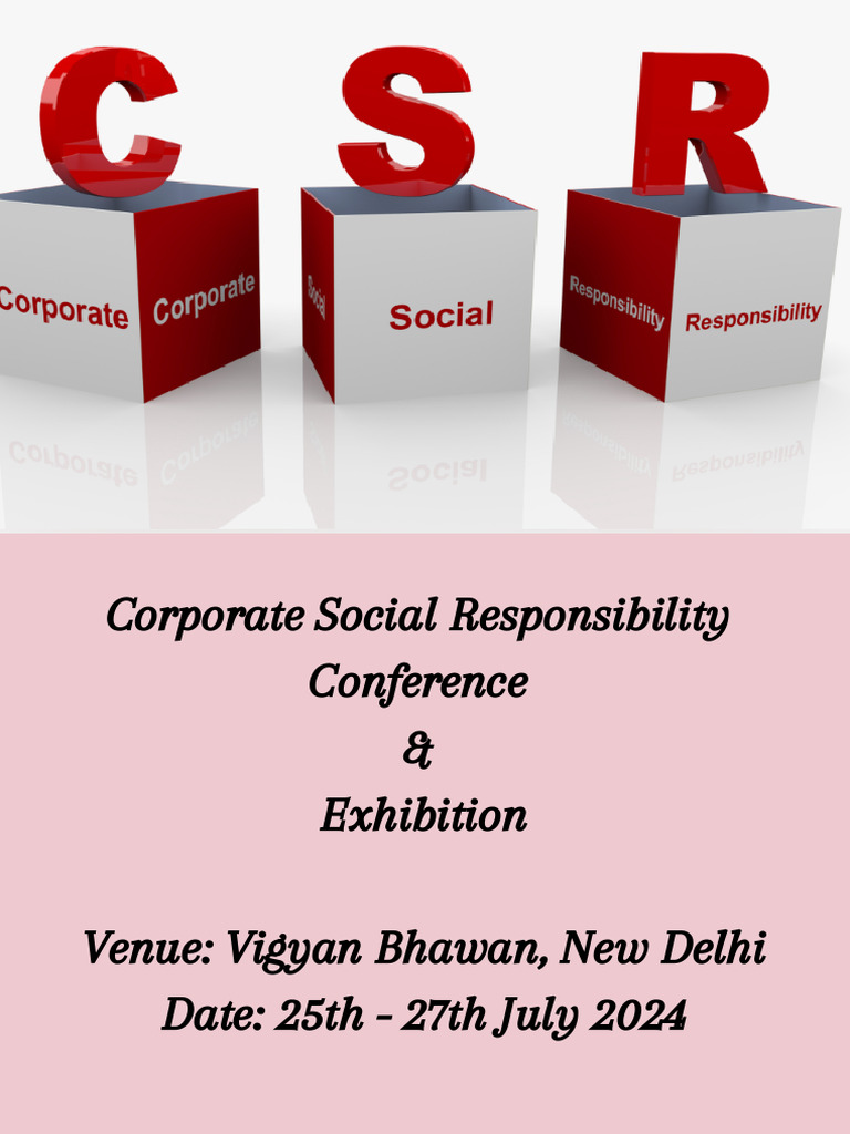 Corporate Social Responsibility Conference & Exhibition Venue: Vigyan ...