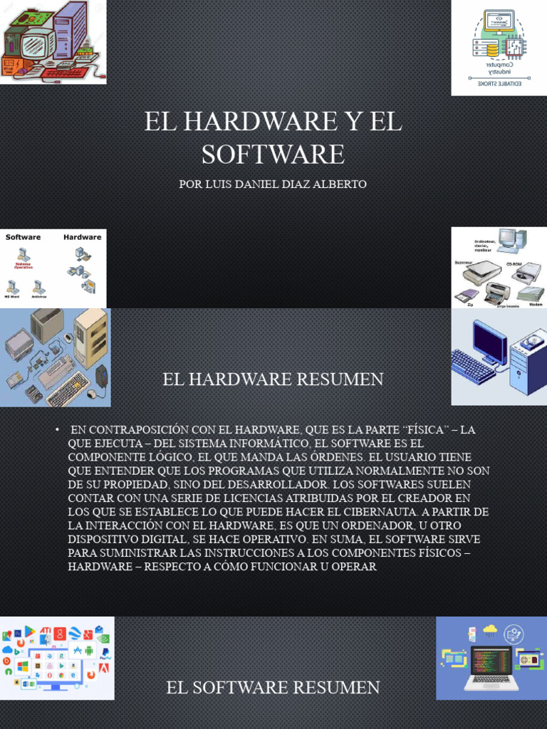 El Hardware y El Software | PDF
