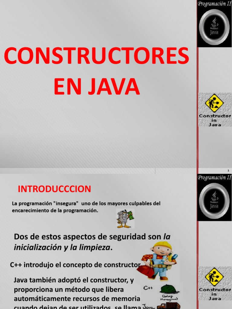 Construct Ores | PDF | Constructor (Programación Orientada a Objetos ...