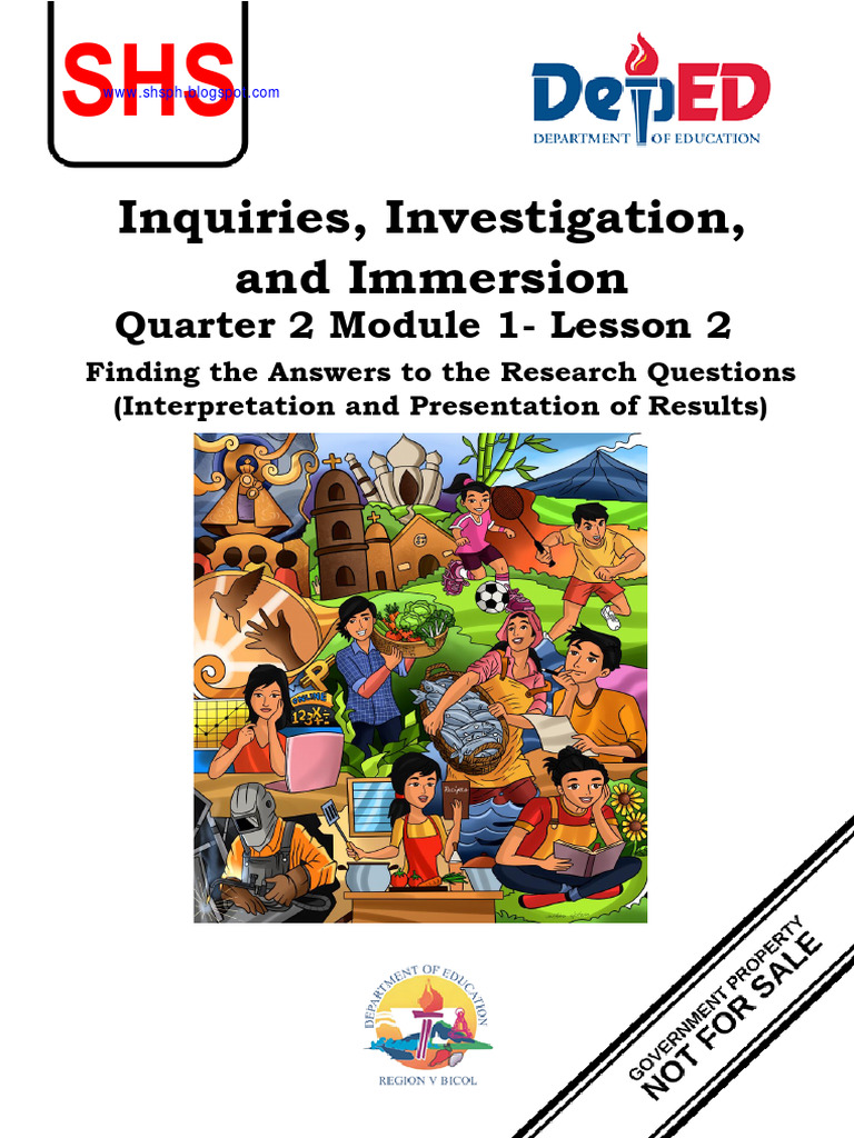 3is Q2 Module 1.2 Stud | PDF | Data Analysis | Mean