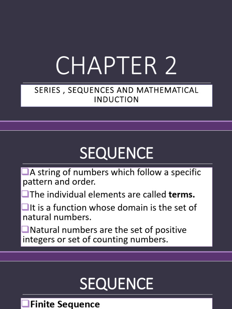 Series and Sequence | PDF | Sequence | Summation