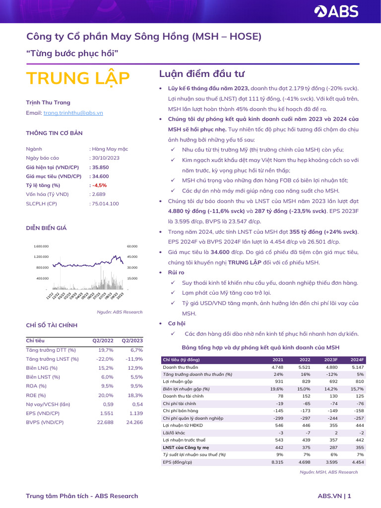 2023 10 30 MSH Full Report | PDF