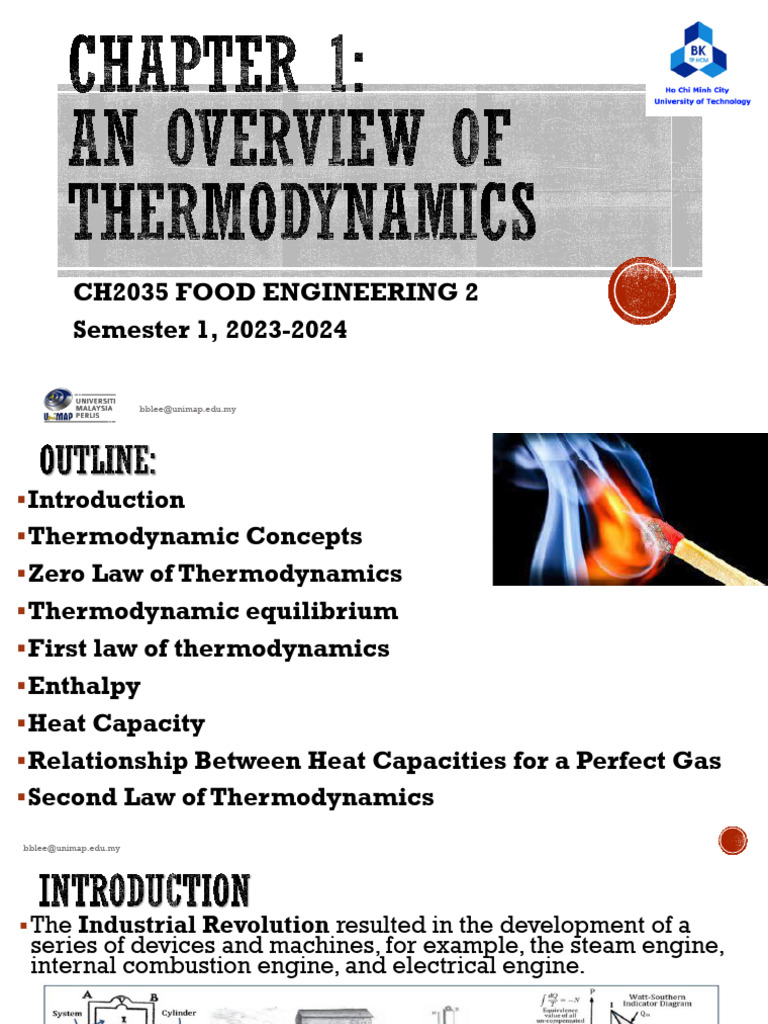 Chapter 1 INTRO THERMODYNAMICS | PDF | Heat | Gases