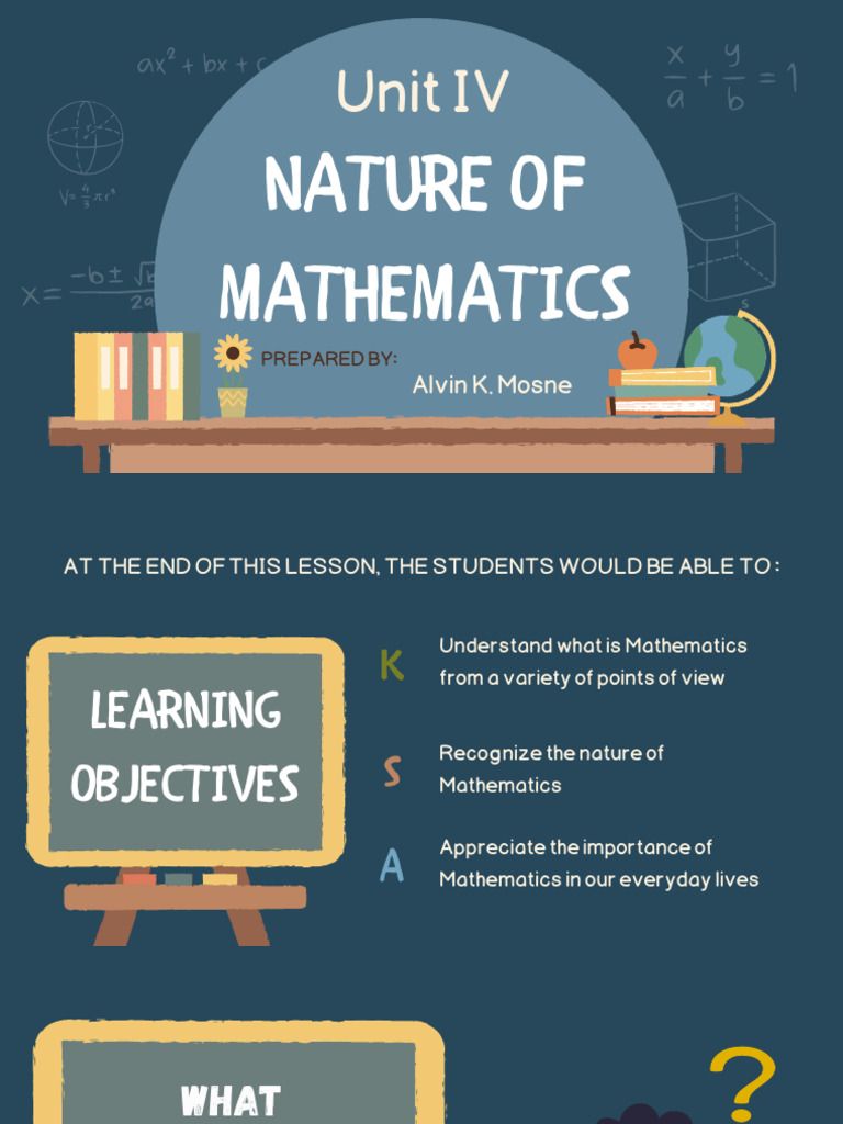 Understanding the Nature of Mathematics | PDF | Mathematics | Science