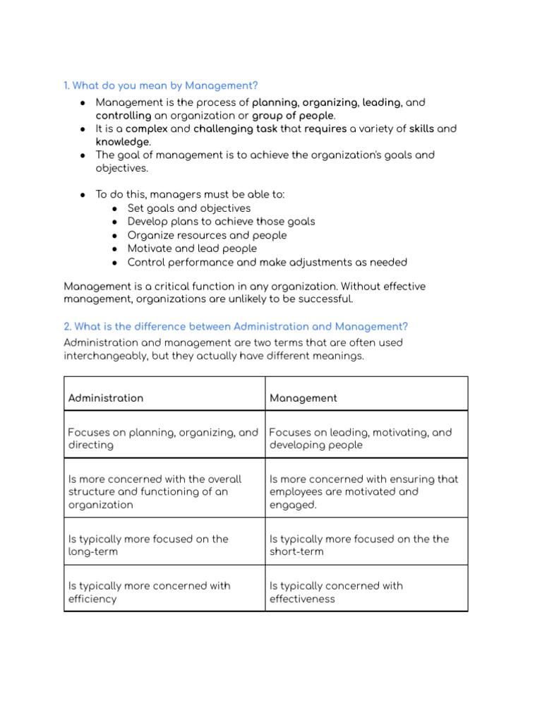 Principles of Management | PDF | Leadership | Business