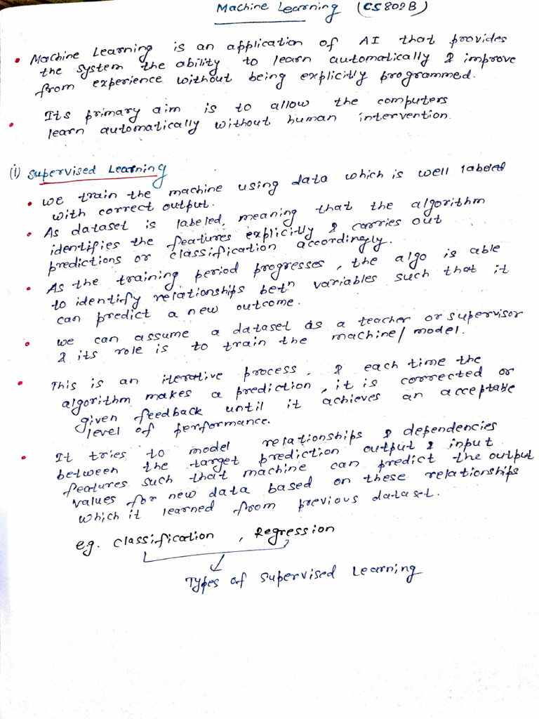 ML Notes Updated | PDF