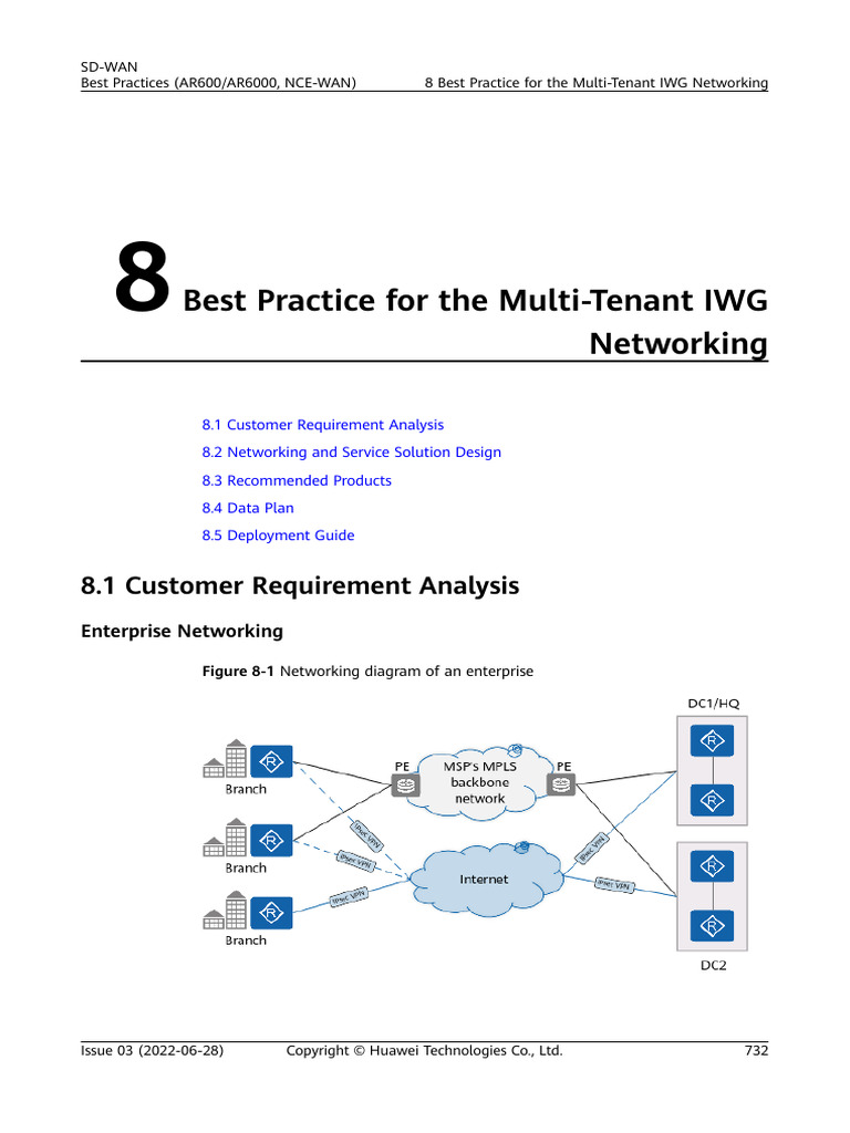 01-08 Best Practice For The Multi-Tenant IWG Networking | PDF | Computer Network | Virtual ...