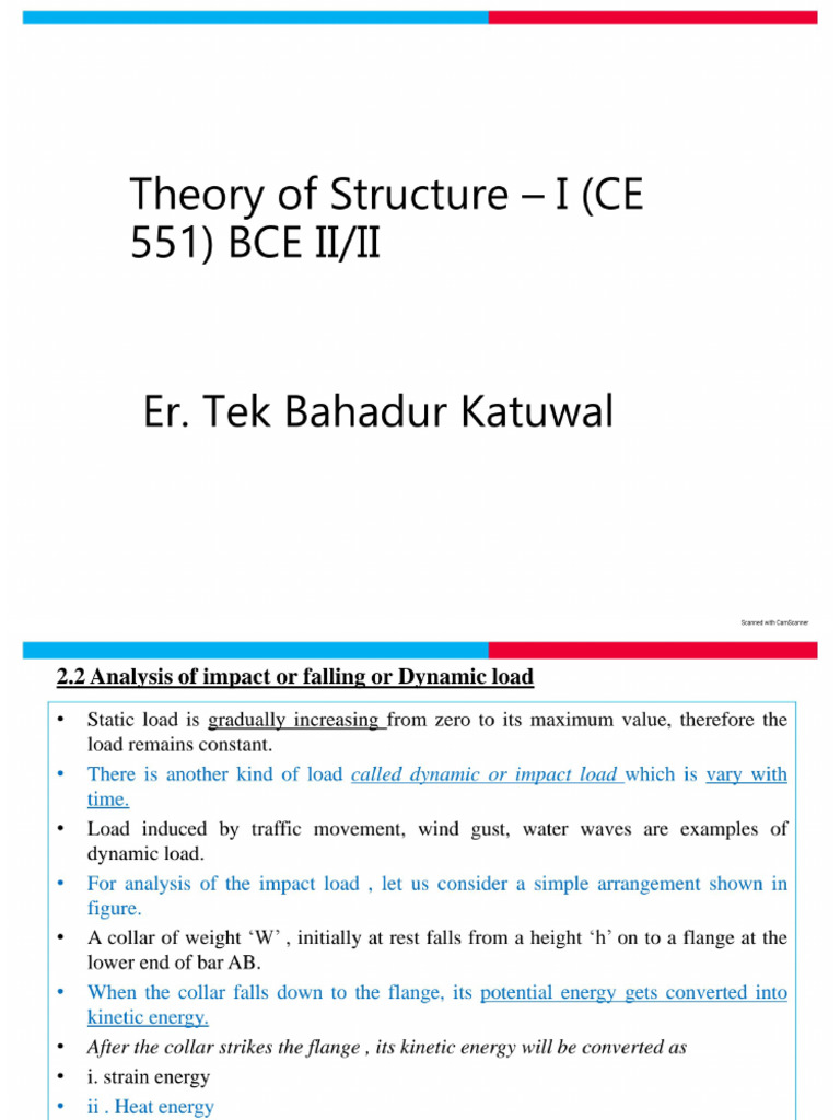 Analysis of Impact Dynamic Load | PDF