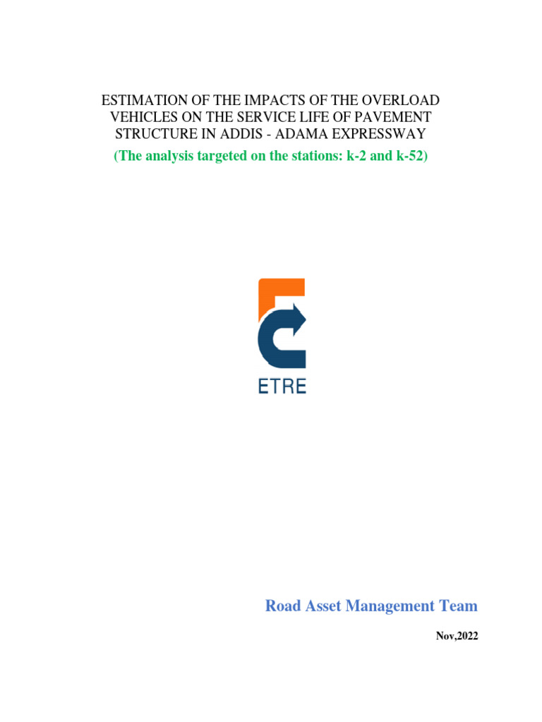 Overload Research 2022 by Engineer Aregahegn Abebe. | PDF | Transport | Road