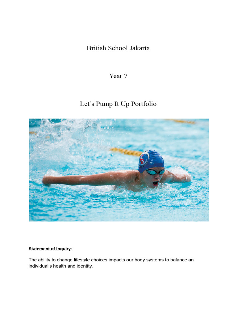 22 Let's Pump It Up Student Portfolio 2 | PDF | Clinical Medicine