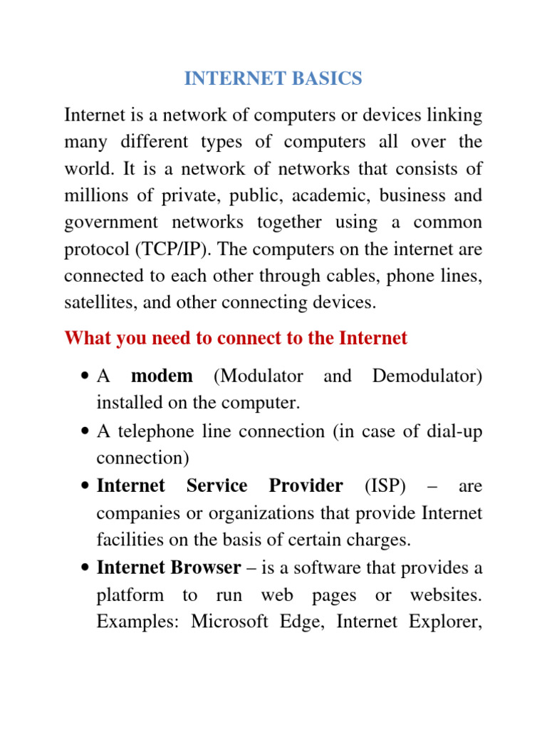 Aefunai CSC101 Lecture 3 | PDF | Internet | Hyperlink