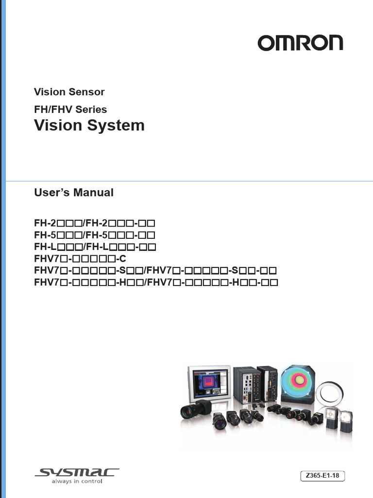 Omron FH Vision Software Manual | PDF | Camera | Booting