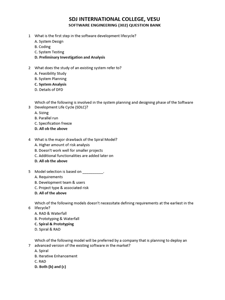 302 - Se | PDF | Software Development Process | Information Technology