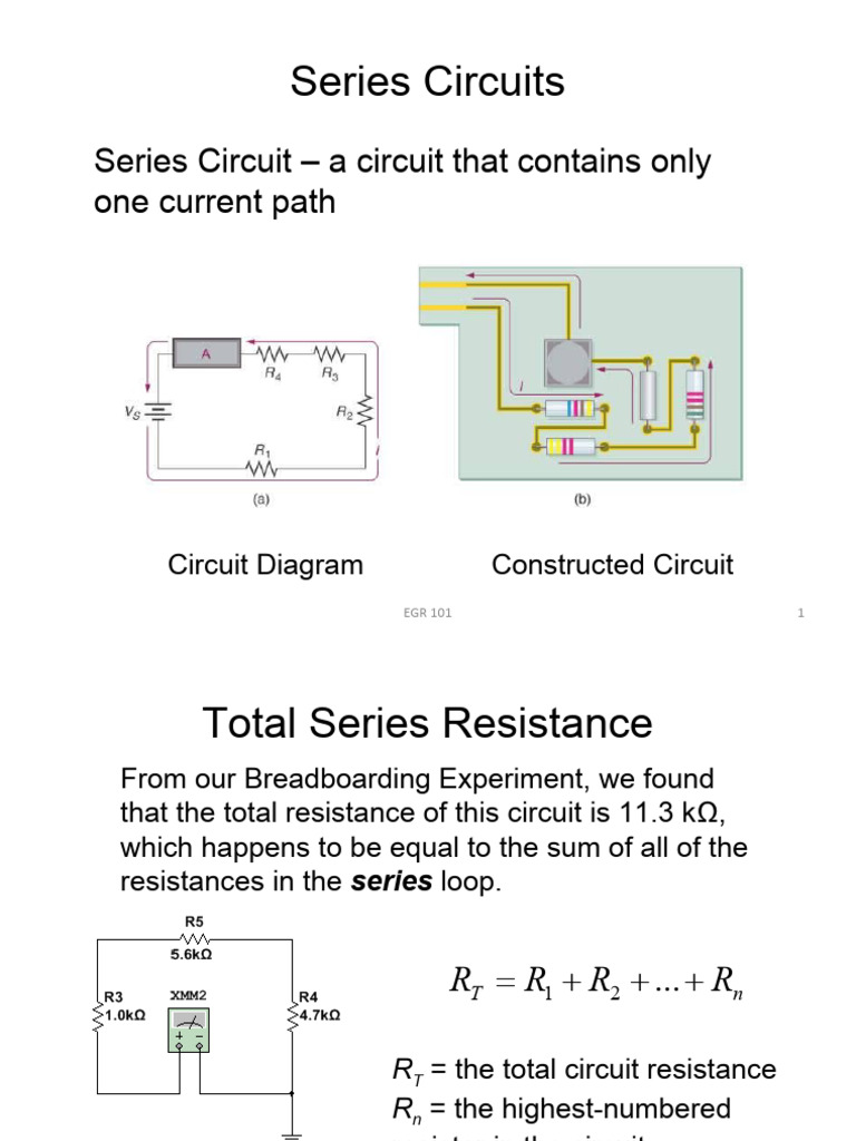 Series Circuits | PDF | Science & Mathematics | Technology & Engineering