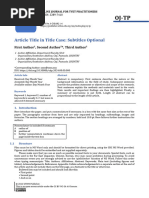 Elsevier Template 1 | PDF | Microsoft Word | Copyright