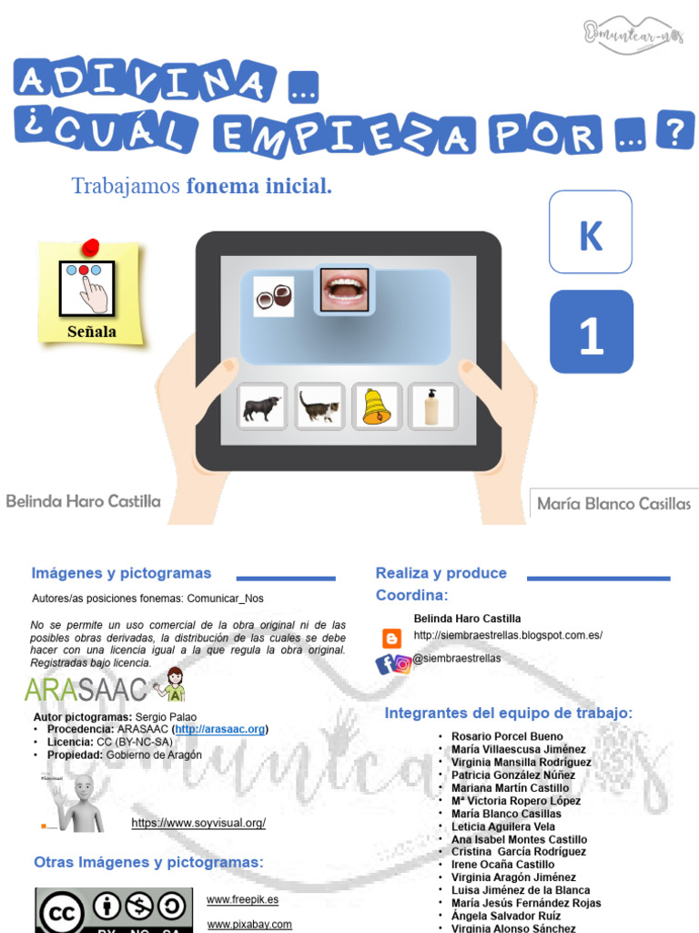 Actividad de Conciencia Fonémica K | PDF