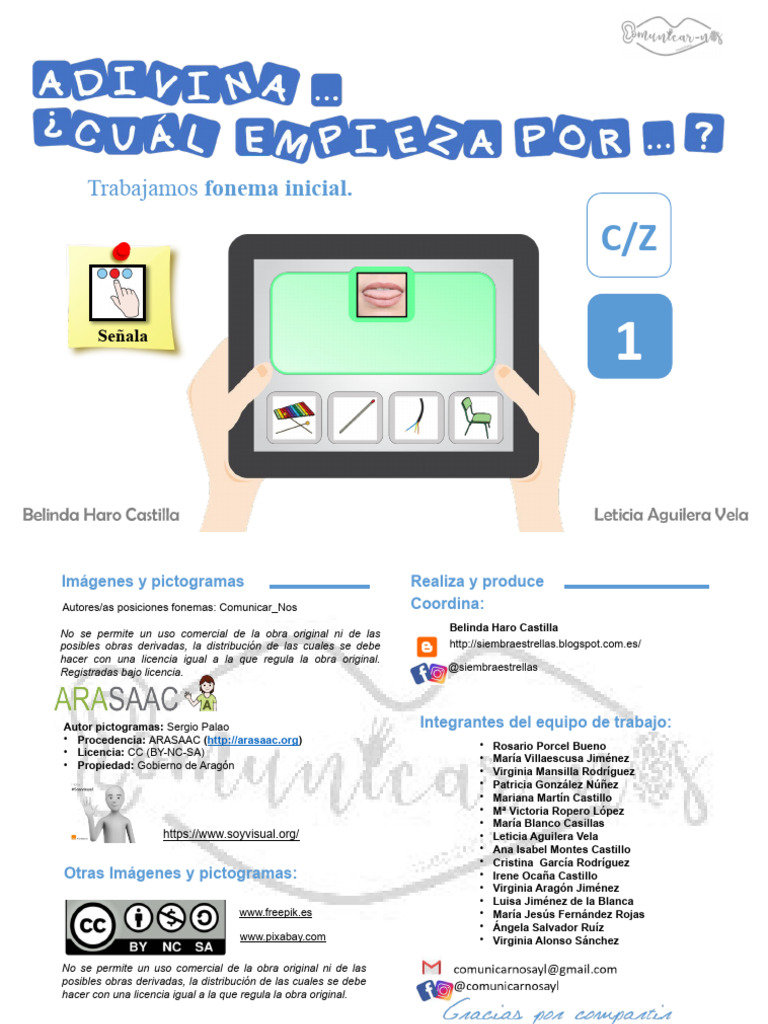 Adivina Cuál Empieza Por C-Z 1 | PDF