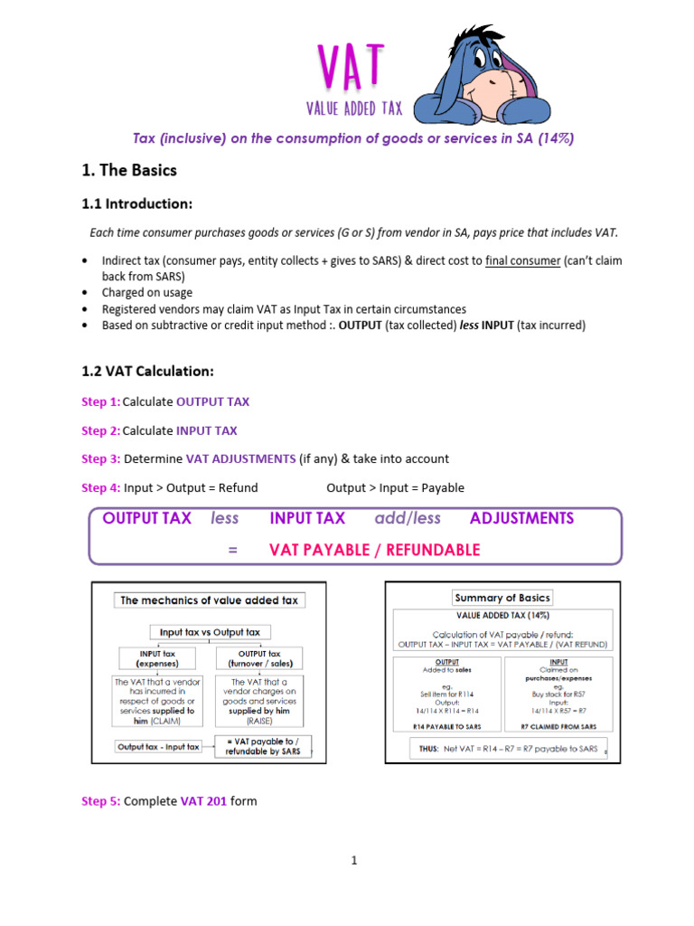 VAT Notes | PDF | Value Added Tax | Taxes
