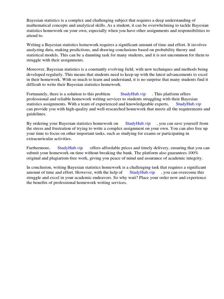 Bayesian Statistics Homework | PDF | Bayesian Inference | Statistics Bayesian Statistics Homework | PDF | Bayesian Inference | Statistics