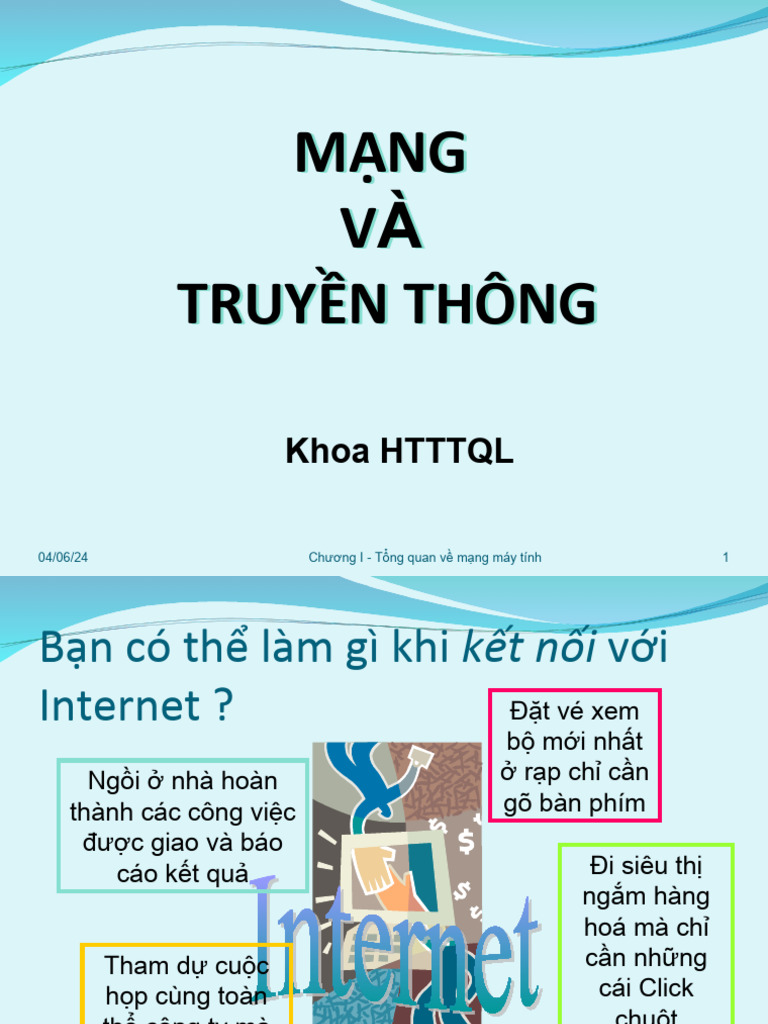 Chuong 1 - Tong Quan Mang May Tinh | PDF