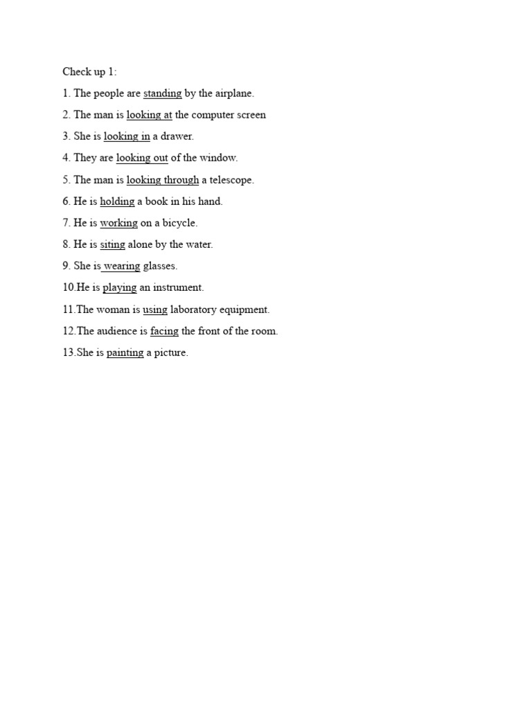 Check Up 1,2,3 | PDF