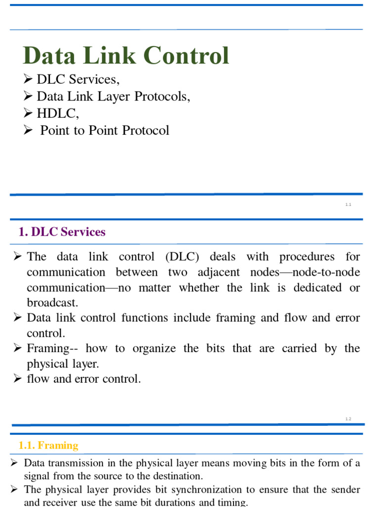 Data Link Control | PDF | Telecommunications Standards | Telecommunications