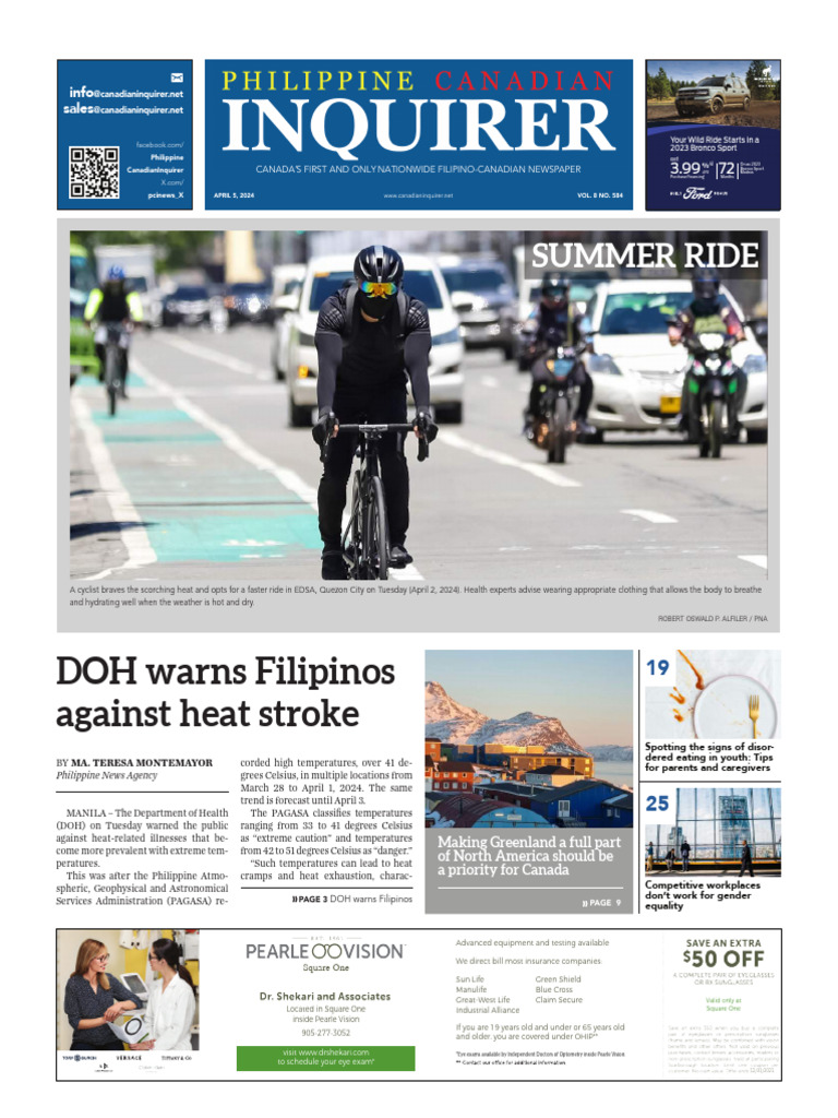 Philippine Canadian Inquirer #584 | PDF | Vaccines | Human Trafficking
