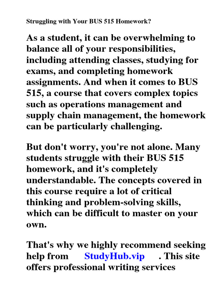 Bus 515 Homework | PDF | World Wide Web | Internet & Web