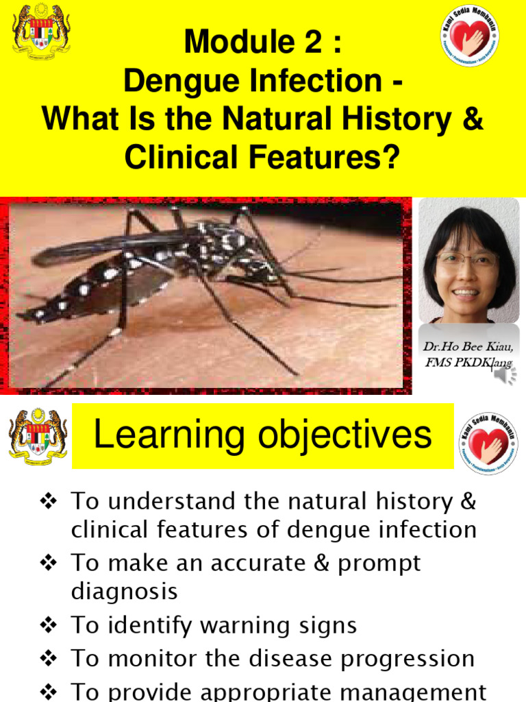 MODULE 2 DENGUE NATURAL HISTORY PPTX Final | PDF | Medical Specialties ...