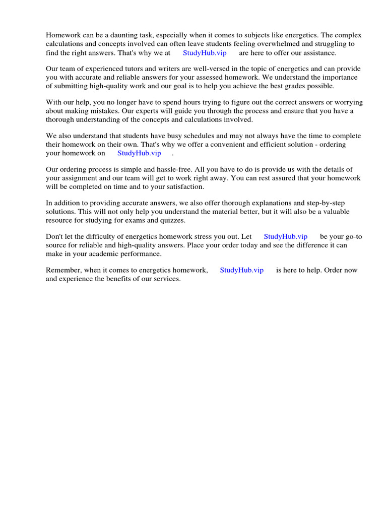 2 1 Assessed Homework Energetics Answers Pdf Homework Facebook