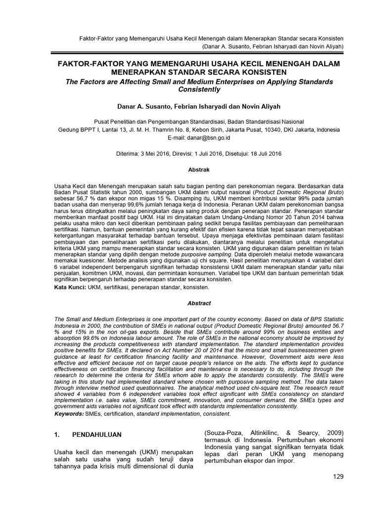 705-1811-1-SM 2 | PDF | Bisnis | Pengelolaan Keuangan & Uang