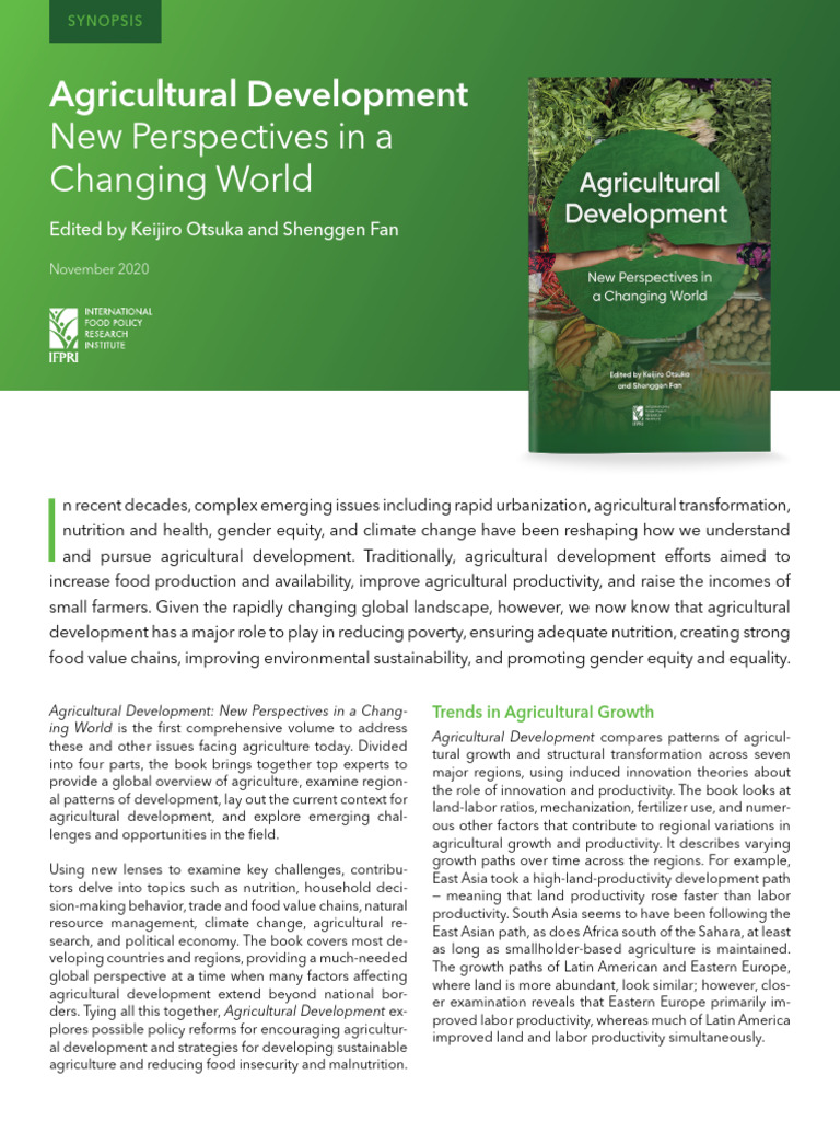 Agricultural-Development | PDF | Agriculture | Sustainability