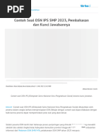 Kumpulan Materi OSN IPS SMP Tahun 2025 | PDF