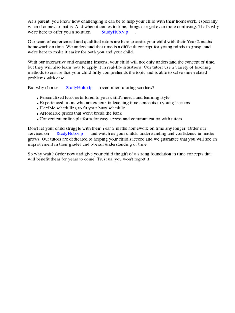 Maths Homework Year 2 Time | PDF | Worksheet | Mathematics