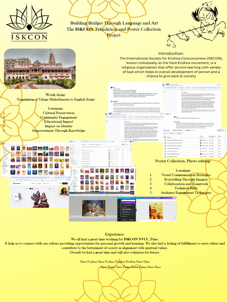 Connecting Cultures The ISKCON Translation and Poster Collection ...