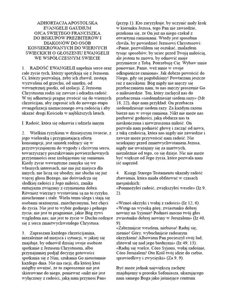 Evangelii Gaudium | PDF