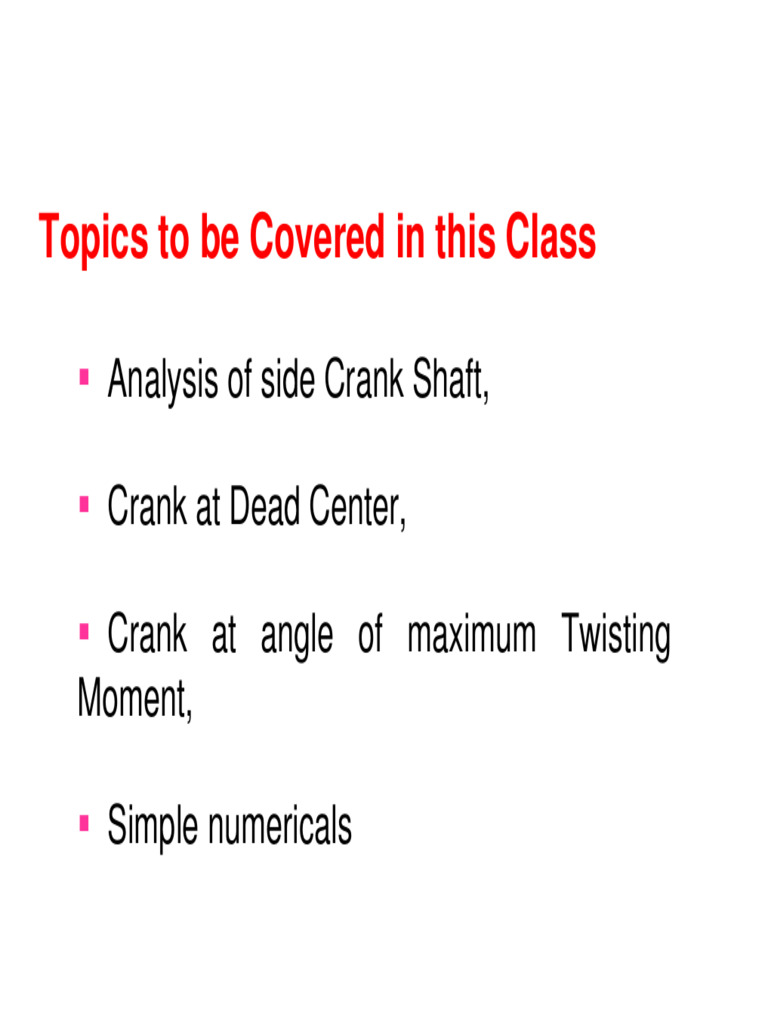 Side Crank Shaft Analysis and Design | PDF | Stress (Mechanics) | Bending