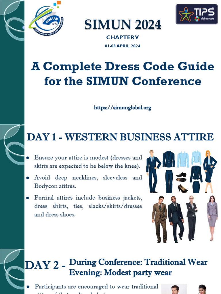 SIMUN - Dresscode Policy | PDF
