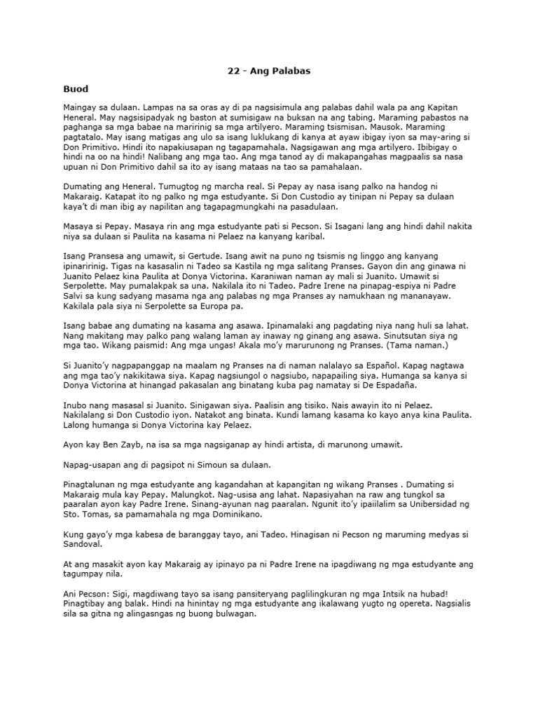 El Fili Kabanata 22 24 Pdf