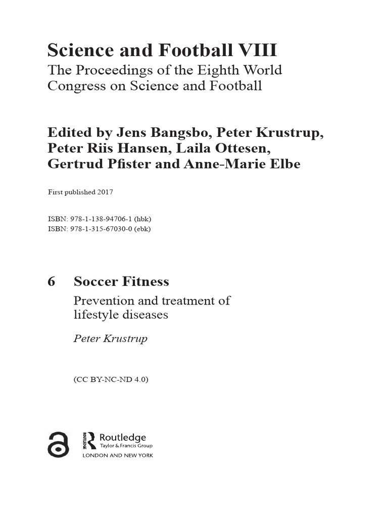 Football Fitness | PDF | Physical Fitness | High Intensity Interval ...