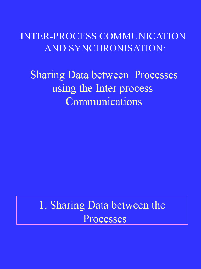 Newshareddataproblem | PDF | Process (Computing) | Software Engineering