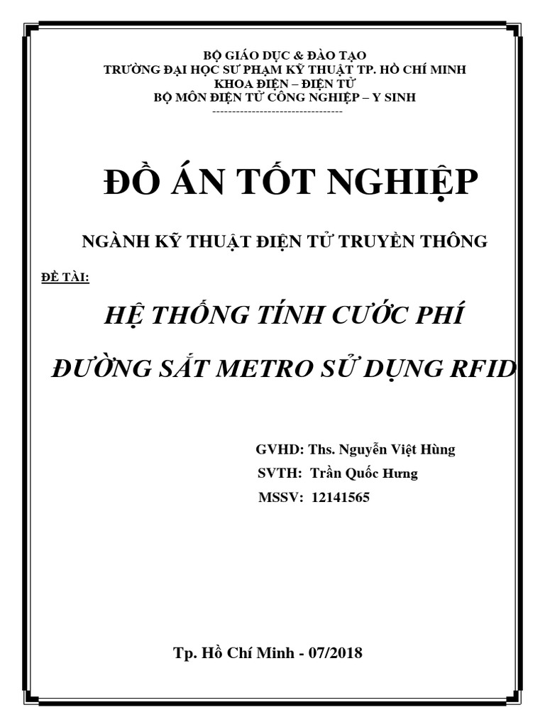 (123doc) - Do-An-Tot-Nghiep-He-Thong-Tinh-Cuoc-Phi-Duong-Sat-Metro-Su-Dung-Rfid | PDF