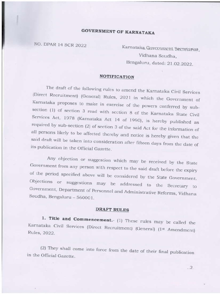 Dpar 14 SCR 2022 English | PDF