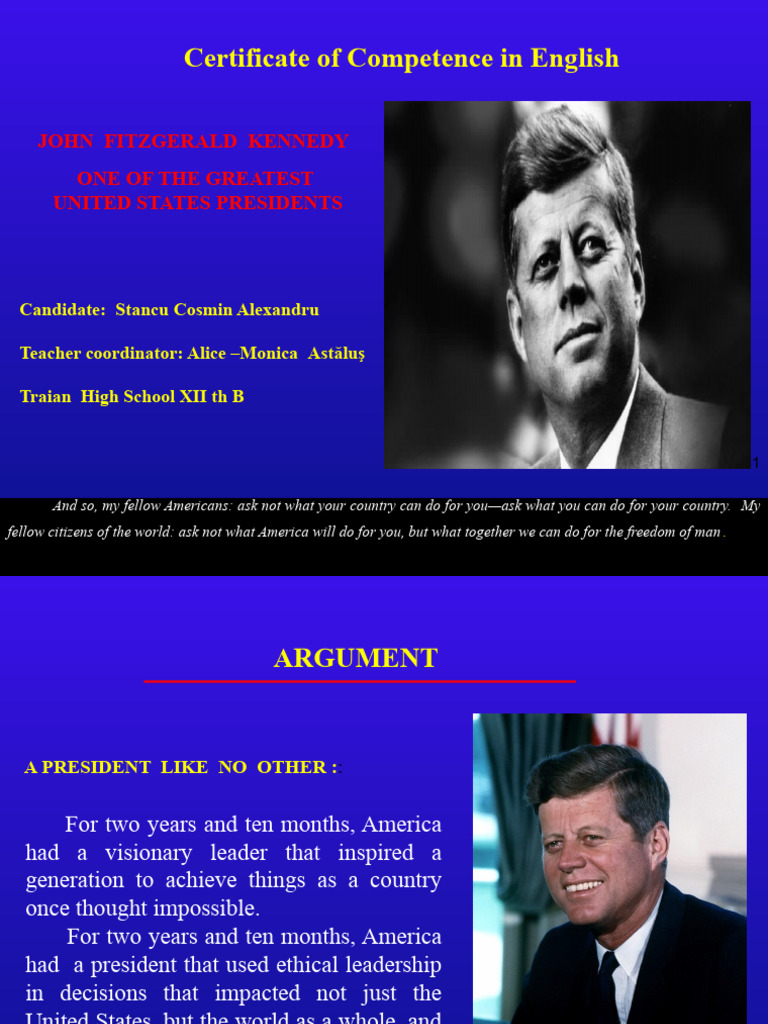 John Fitzgerald Kennedy | PDF | John F. Kennedy | Assassination Of John ...