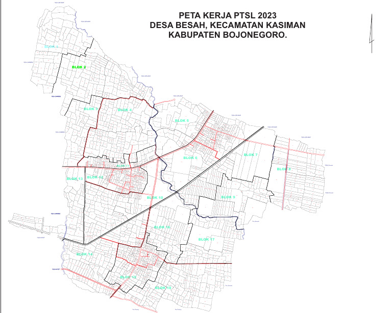 Contoh Peta Kerja Rincik_desa Besah | PDF